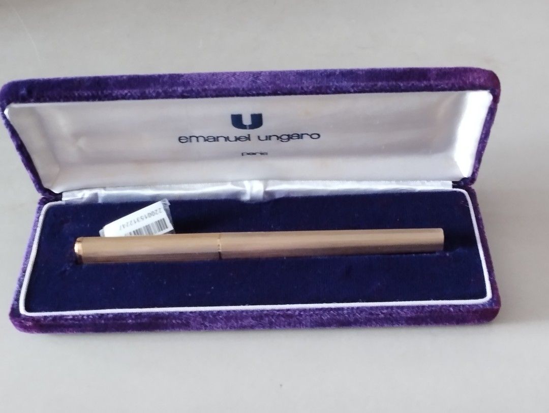 Vintage 80's designed Emanuel Ungaro Ball Pen on Carousell