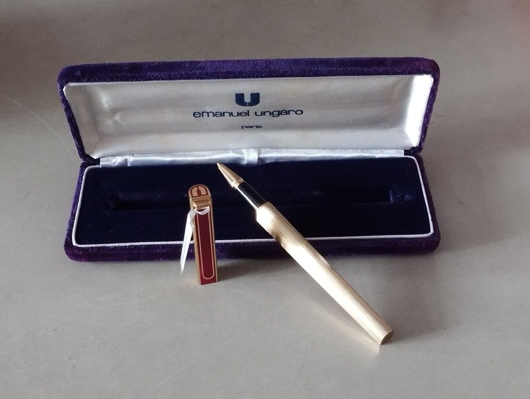 Vintage 80's designed Emanuel Ungaro Ball Pen on Carousell