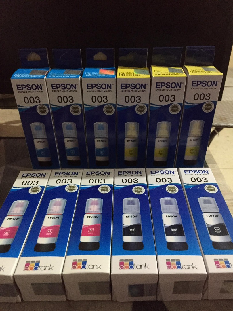 EPSON 003 ALL COLORS FOR SALE!!! BULK ORDERS ACCEPTED!!! 8659-5644 on ...