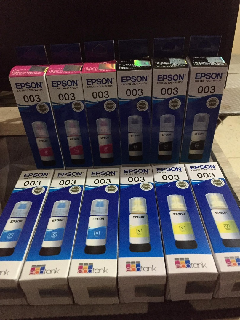 EPSON 003 ALL COLORS FOR SALE!!! BULK ORDERS ACCEPTED!!! 8659-5644 on ...