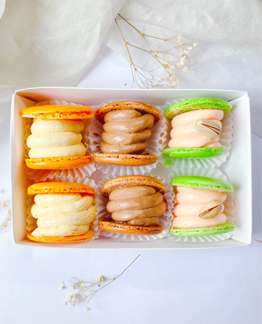 Fat macarons, Food & Drinks, Homemade Bakes on Carousell