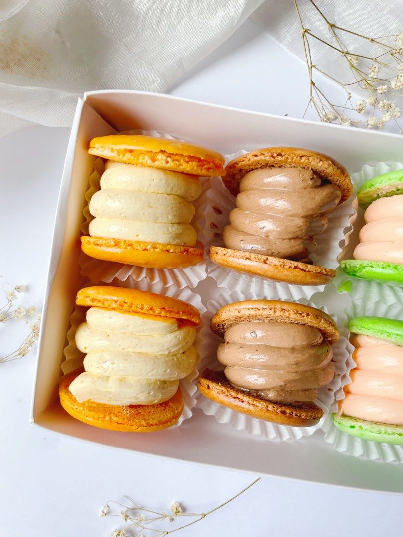 Fat macarons, Food & Drinks, Homemade Bakes on Carousell