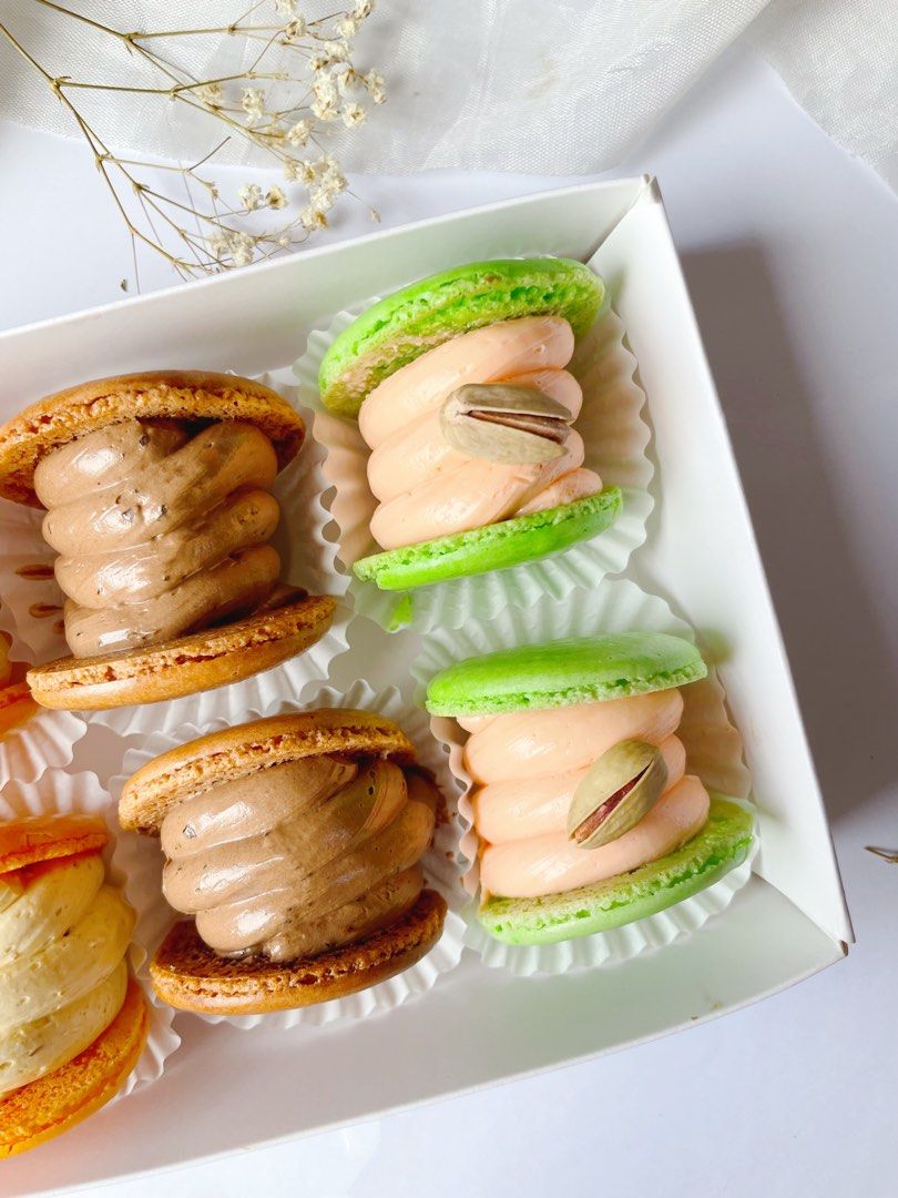 Fat macarons, Food & Drinks, Homemade Bakes on Carousell
