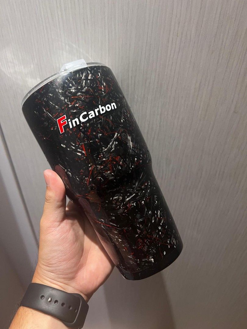 FIN racing carbon cup, Motorcycles, Motorcycle Accessories on Carousell