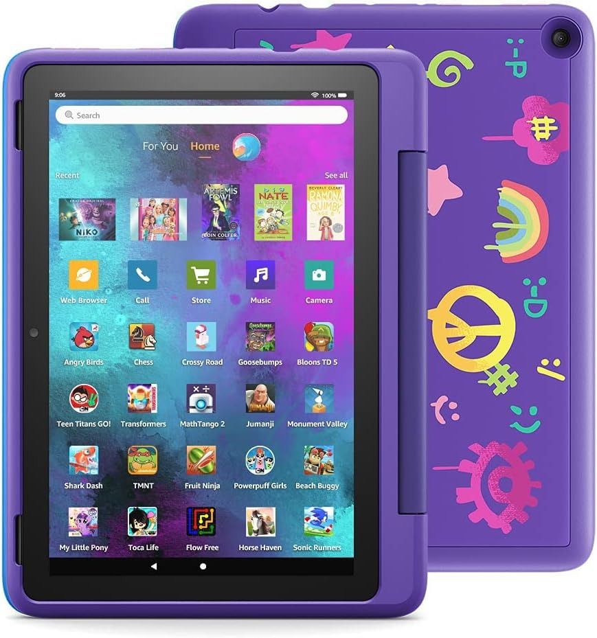 Fire HD 10 Kids Pro tablet, 10.1", 1080p Full HD, ages 6–12, 32 GB ...