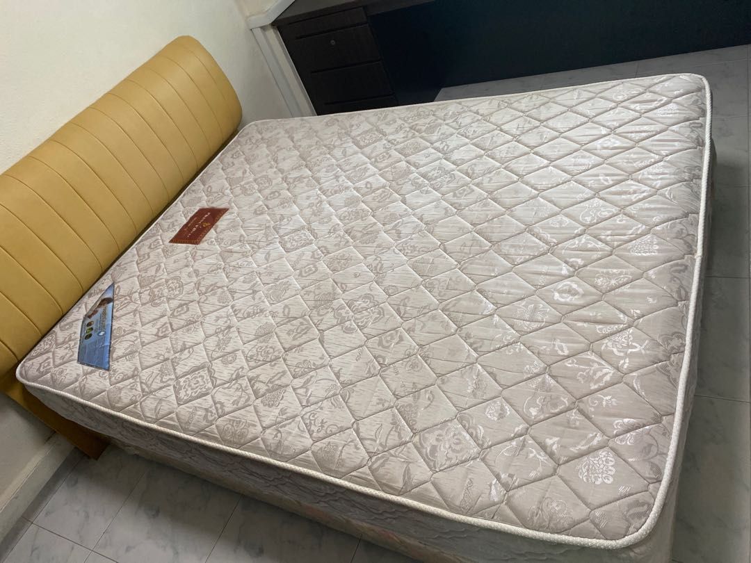 Free Queen size bed frames and mattress, Furniture & Home Living ...