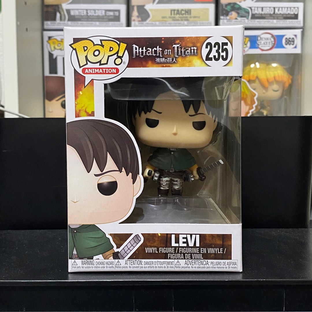 Funko Pop - Levi (Attack on Titan Anime), Hobbies & Toys, Toys & Games ...