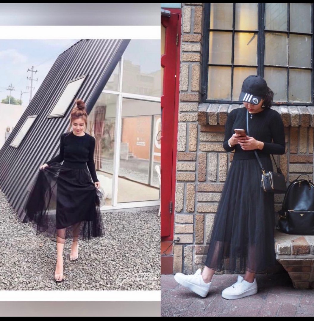 Gaga customade maxi tutu dress, Women's Fashion, Dresses & Sets ...