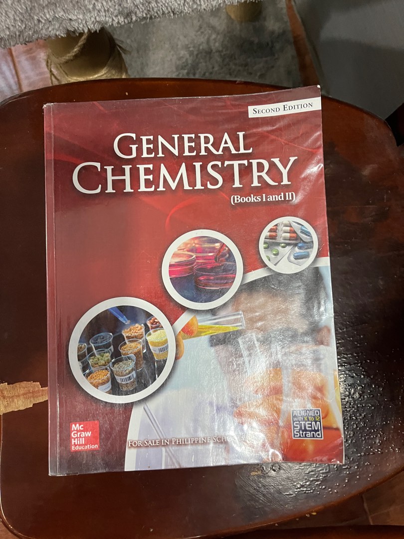 General Chemistry Books 1 and 2 Second Edition STEM book Senior High ...