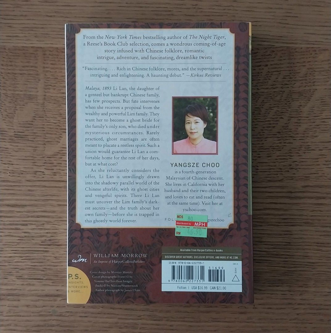 Ghost Bride by Yangsze Choo, Hobbies & Toys, Books & Magazines ...