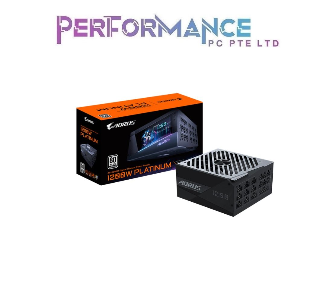 GIGABYTE GP-AP1200PM 1200W 80 Plus Platinum Certified Fully Modular ...