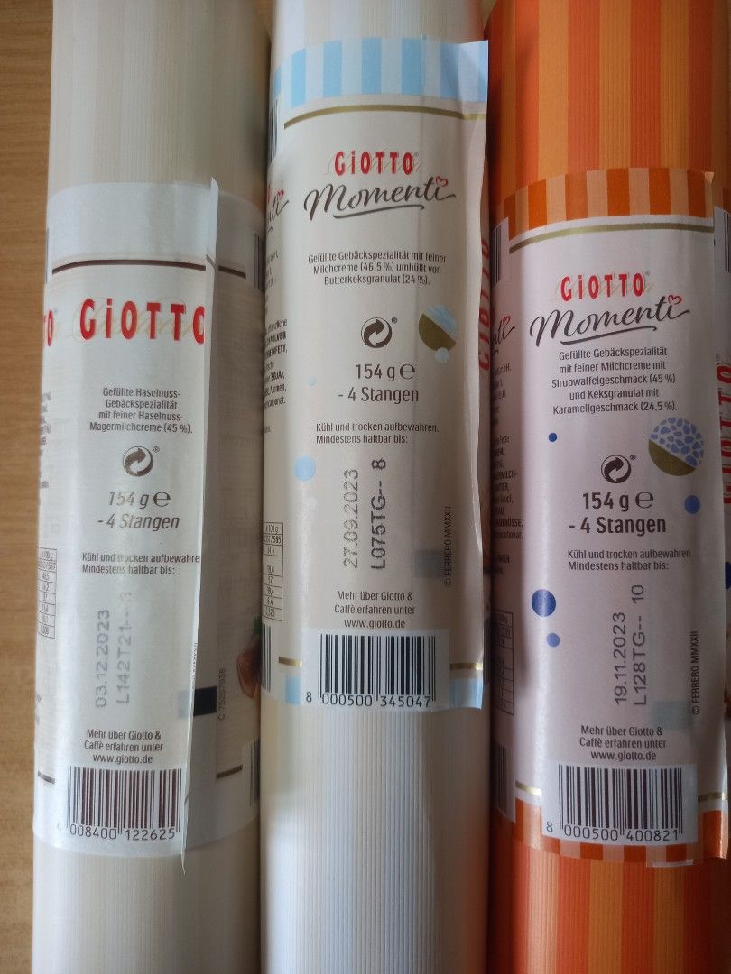 Giotto. 3 flavors. $10 each., Food & Drinks, Packaged & Instant Food on ...