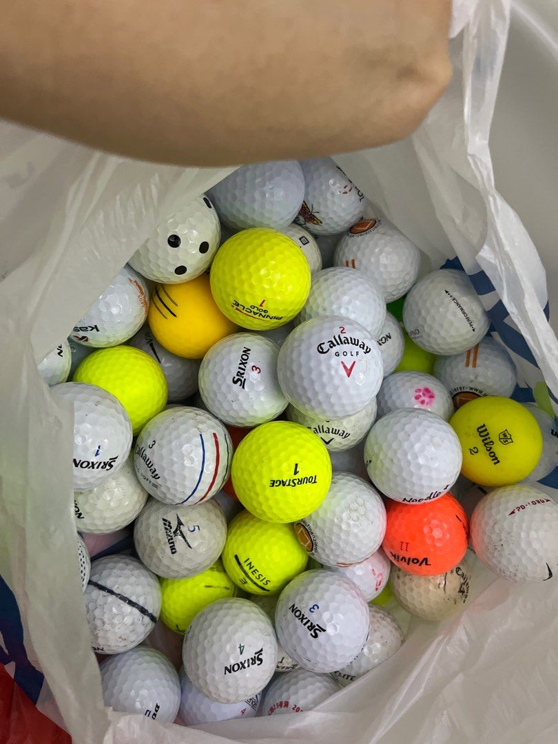 Set of 20 Golf Balls random brands, Sports Equipment, Sports & Games ...