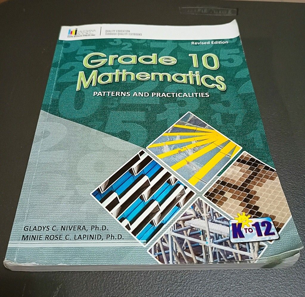 Grade 10 Mathematics Patterns and Practicalities on Carousell