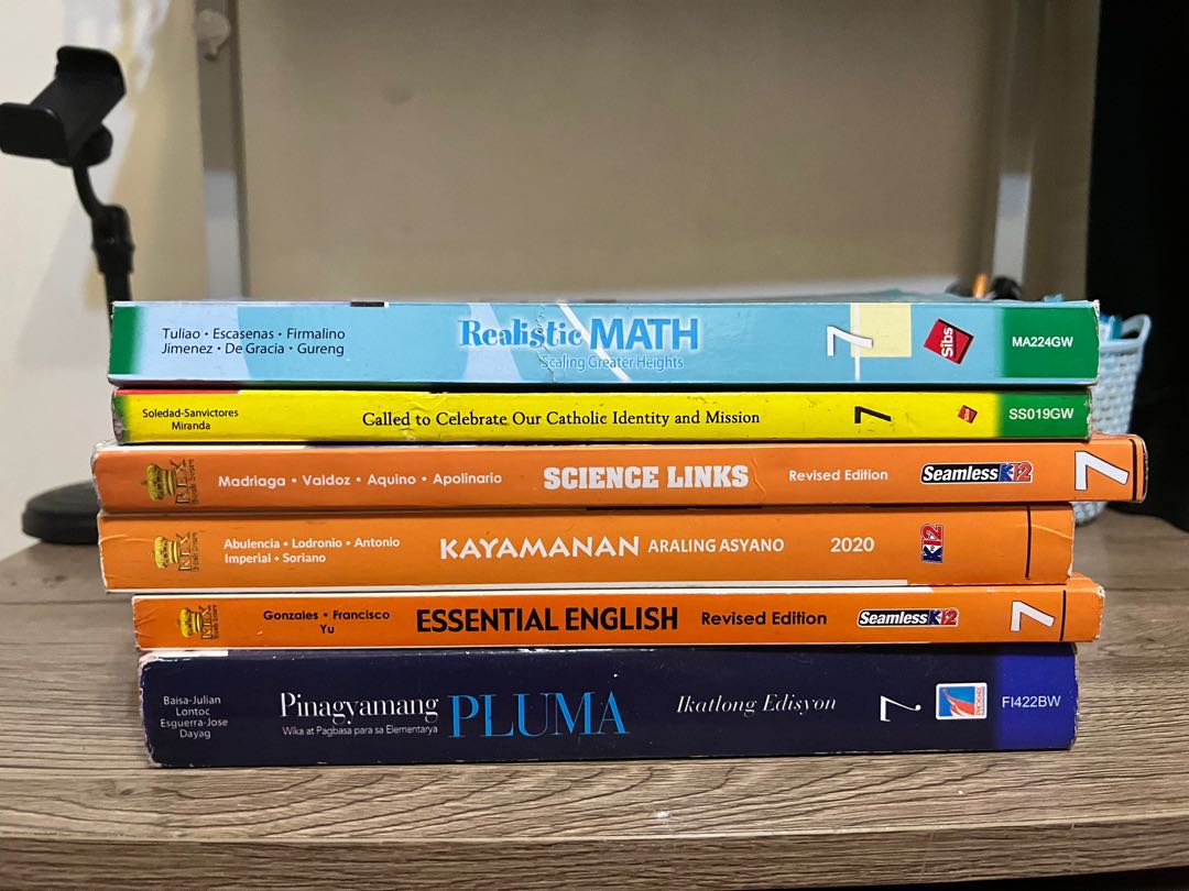 Grade 7 text books Pluma 7, Realistic Math 7, kayamanan araling ...