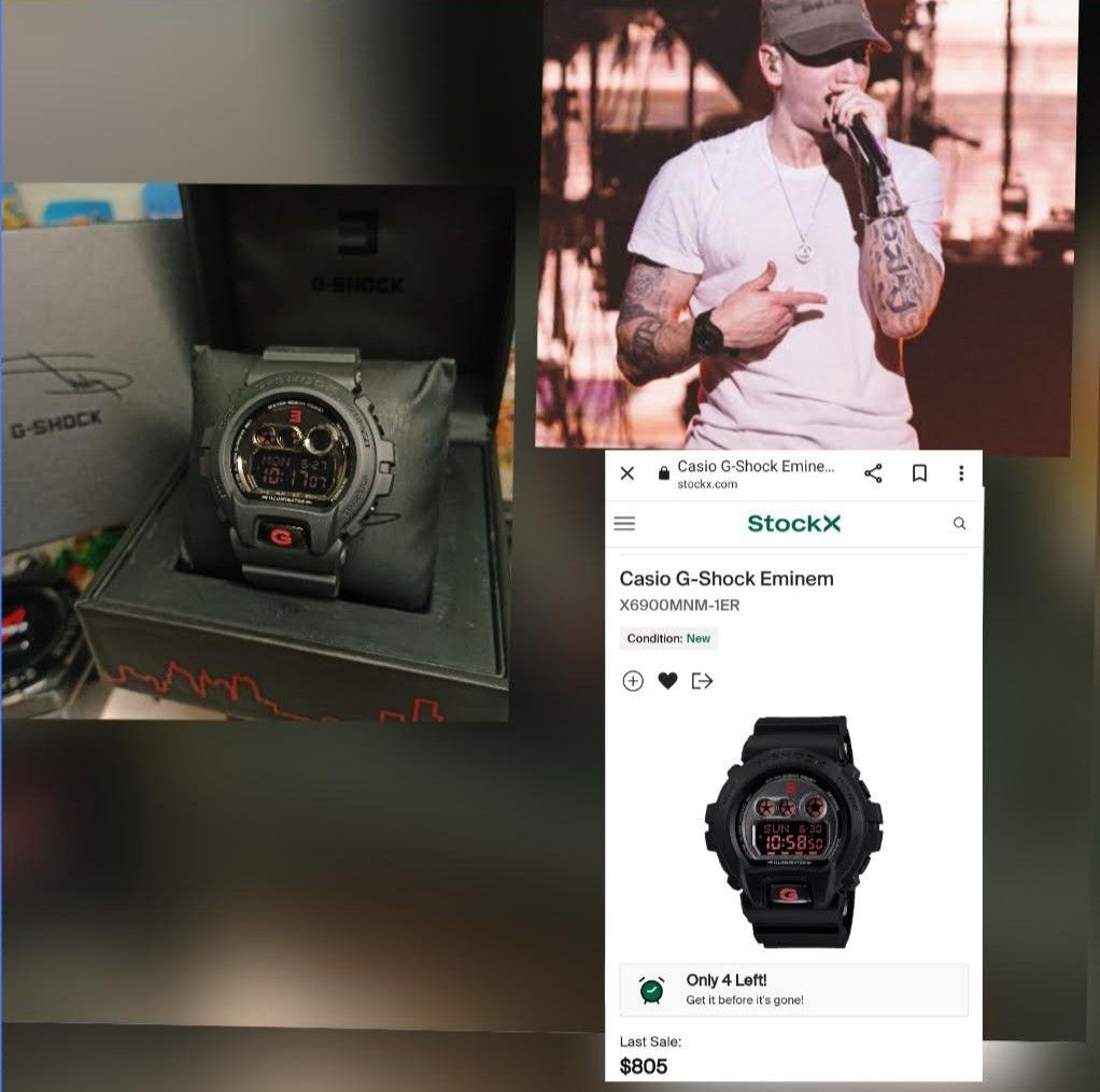 Gshock Eminem, Luxury, Watches on Carousell