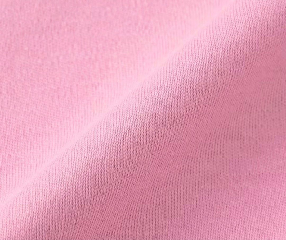 GU BY UNIQLO MID RIB BLOUSE IN PINK SIZE MEDIUM on Carousell