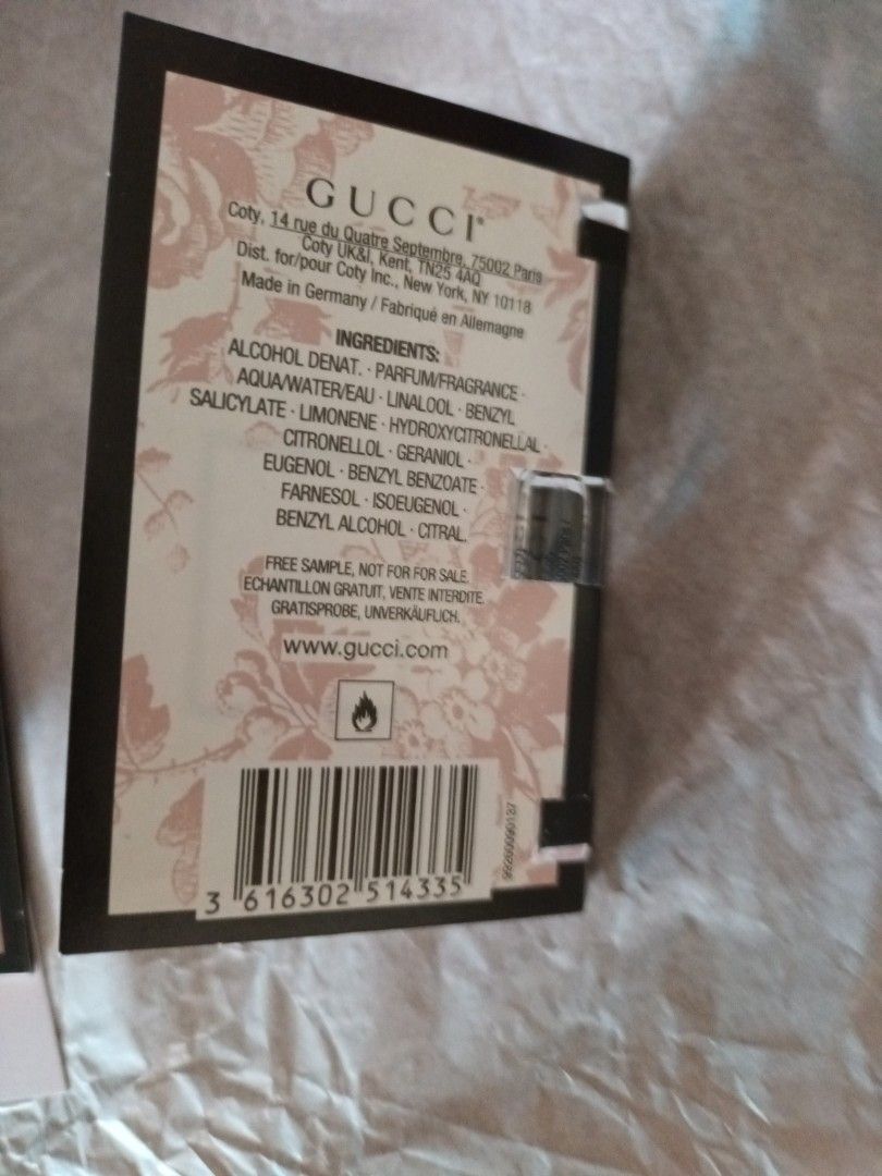 Gucci Bloom sample 1.5ml, Beauty & Personal Care, Fragrance & Deodorants on Carousell
