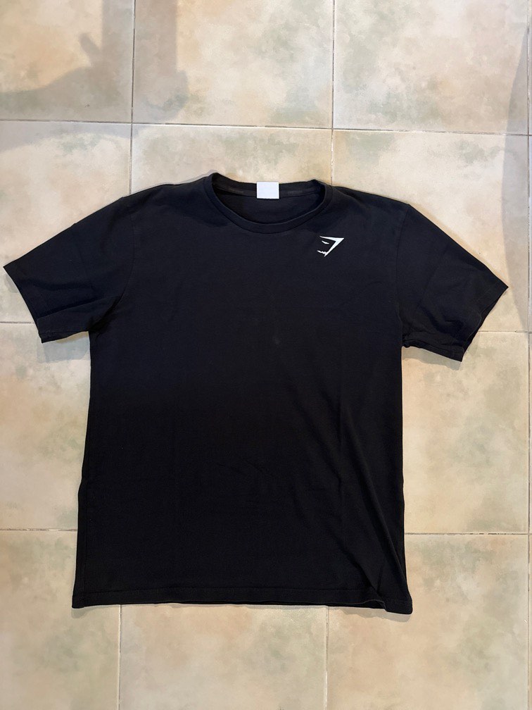 gymshark crest tshirt, Men's Fashion, Activewear on Carousell