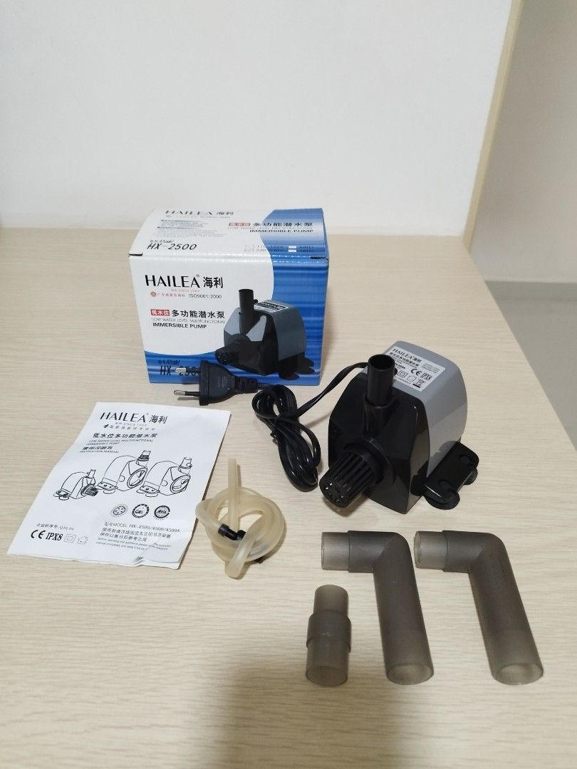 Hailea Water Pump HX-2500 * New in Box, Pet Supplies, Homes & Other Pet ...