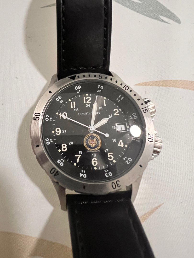 Hamilton SAF Navy watch, Men's Fashion, Watches & Accessories, Watches ...