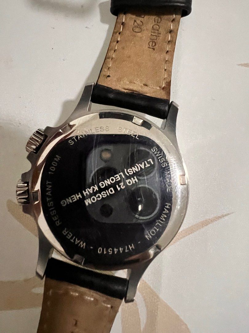 Hamilton SAF Navy watch, Men's Fashion, Watches & Accessories, Watches ...