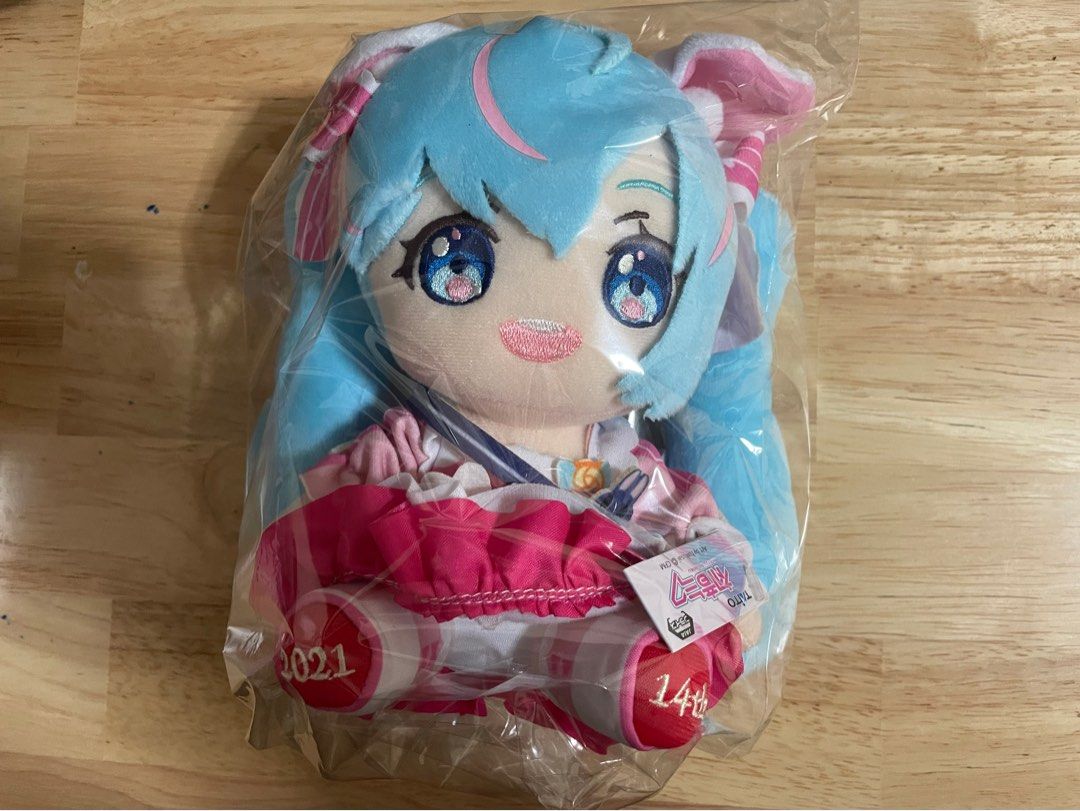 Hatsune Miku Plush 14th Anniversary Pretty Rabbit, Hobbies & Toys, Toys ...