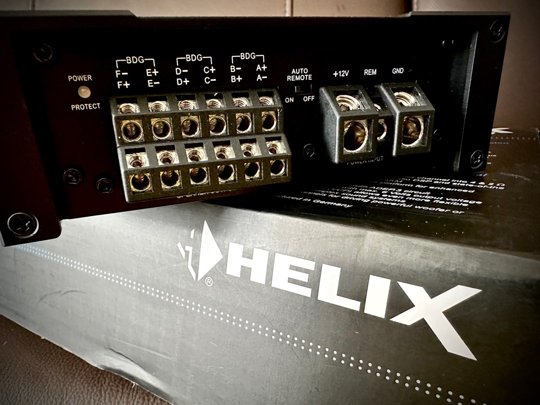 Helix M six 6 channels car amplifier with 10 channels DSP, Car ...