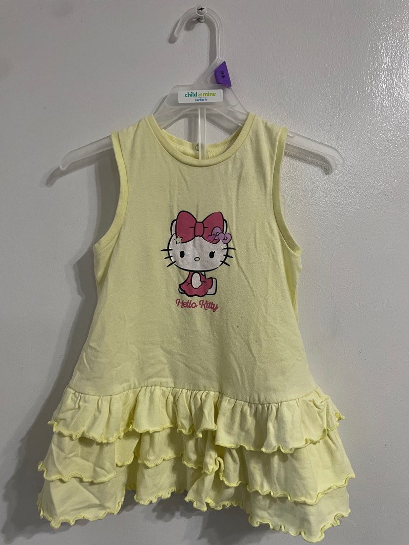 Hello kitty yellow dress for baby on Carousell