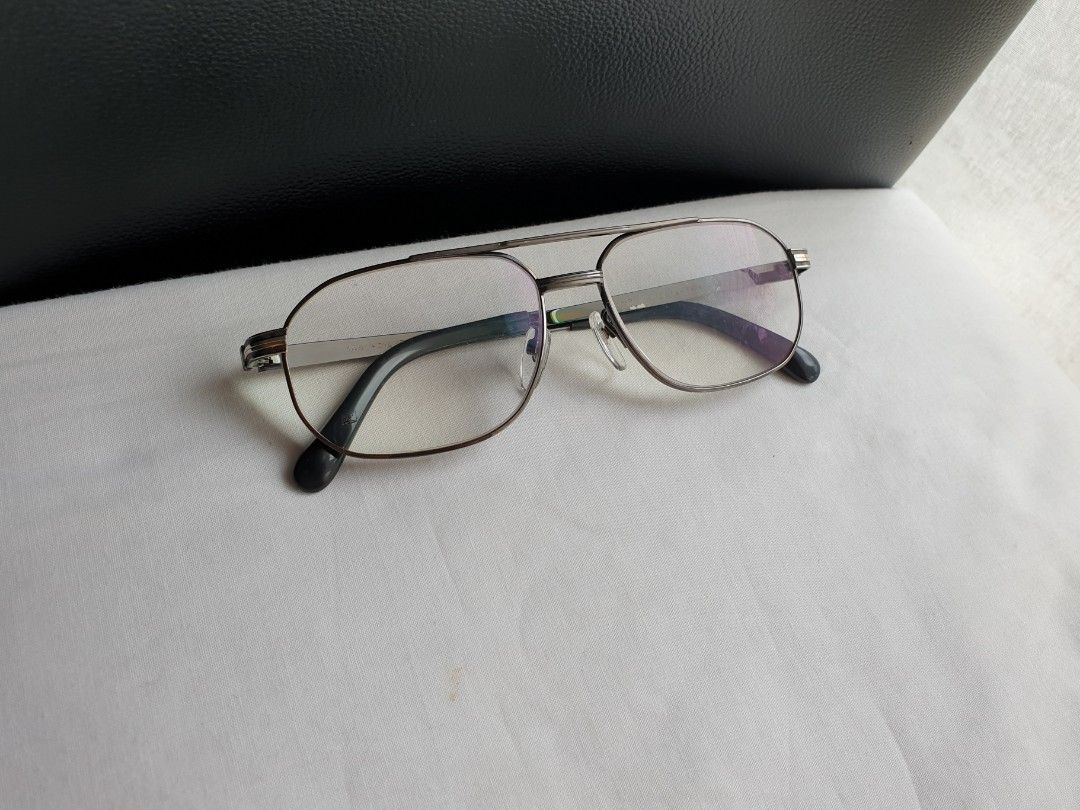 Hoya Aviator Titanium Eyeglass Frame, Men's Fashion, Watches ...