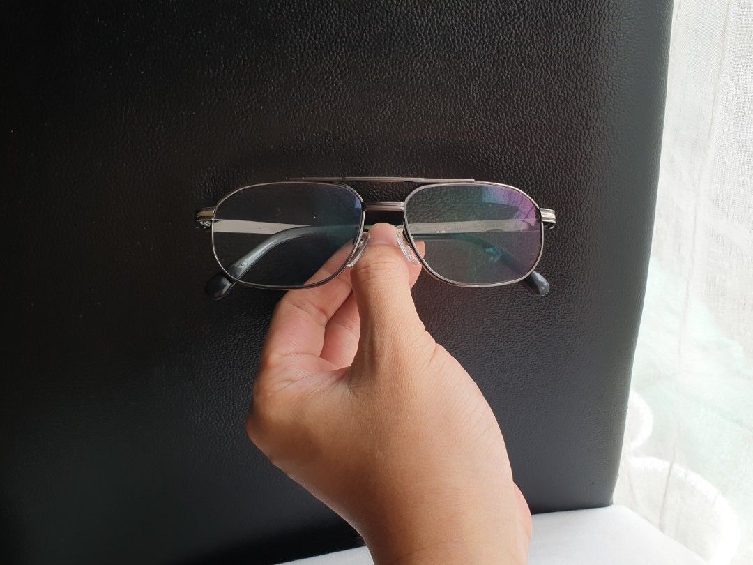Hoya Aviator Titanium Eyeglass Frame, Men's Fashion, Watches ...