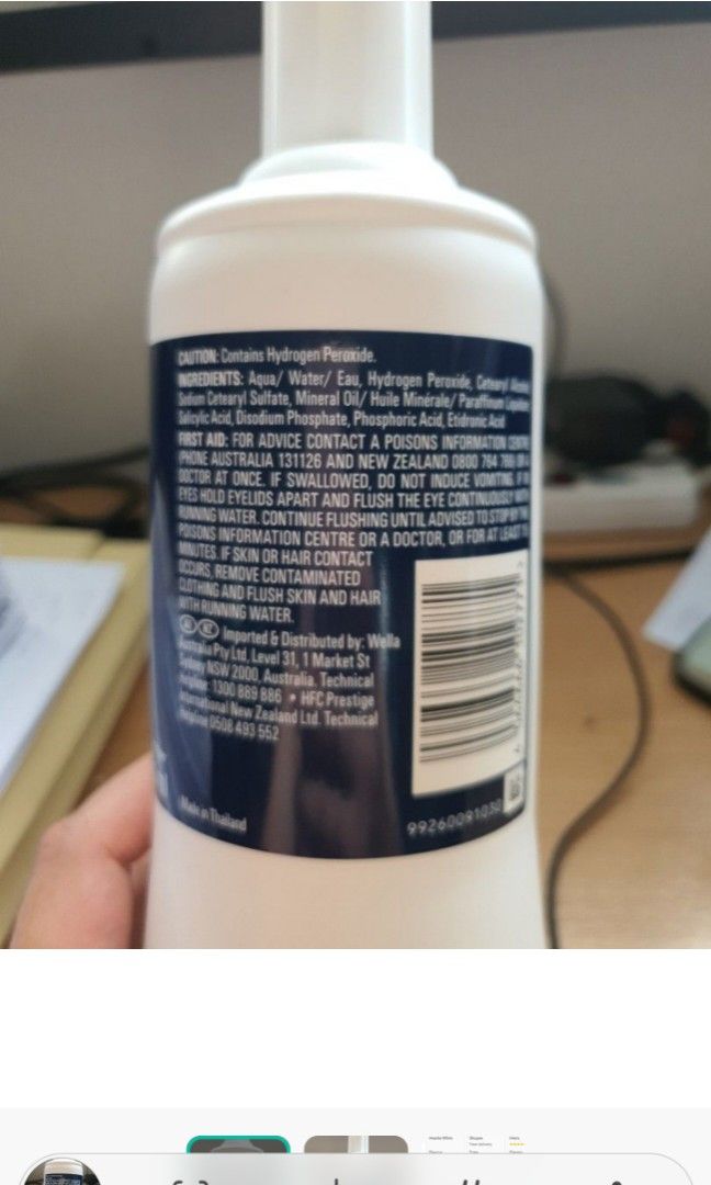 Hydrogen peroxide 800ml, Beauty & Personal Care, Hair on Carousell