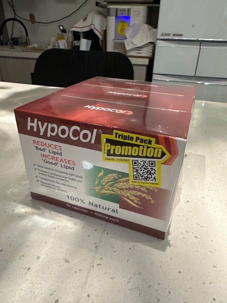 Hypocol Triple Pack, Health & Nutrition, Health Supplements, Vitamins ...