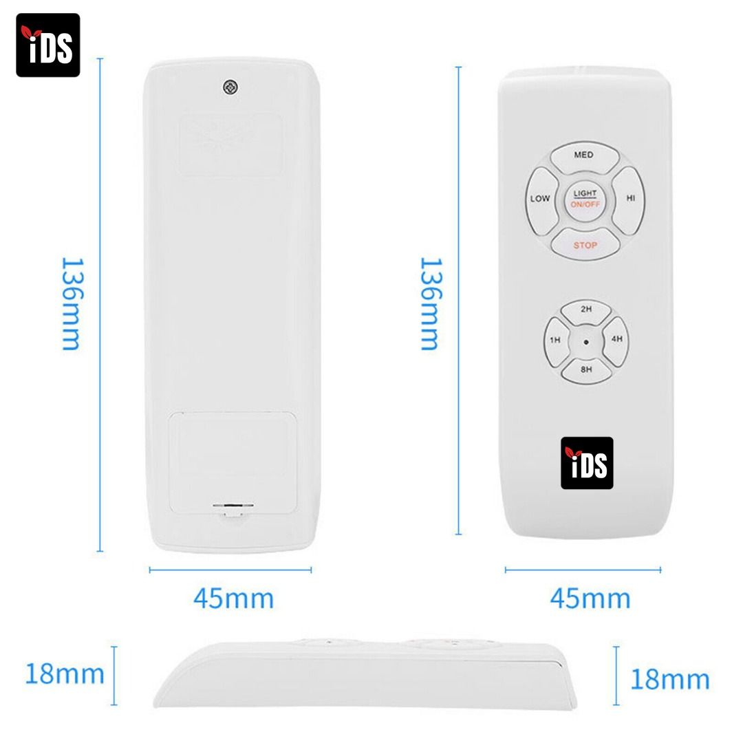 [iDS] Ceiling Fan Remote Control Kit, 3-in-1 Ceiling Fan Light/Timing ...