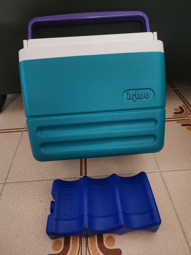 Igloo Cooler Box + Picnic Basket (Bundle), Furniture & Home Living ...
