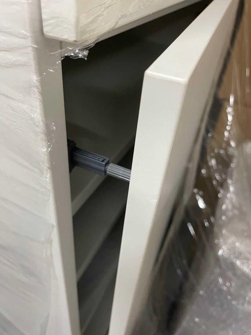 IKEA Besta shelf unit with 3doors, white, Furniture & Home Living ...