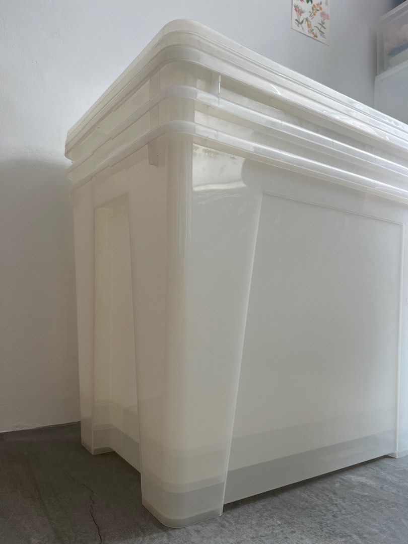 3x IKEA SAMLA Storage Box, Furniture & Home Living, Home Improvement ...