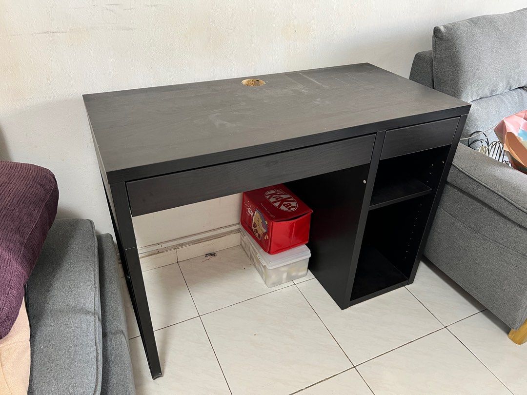 IKEA Study Table, Furniture & Home Living, Furniture, Tables & Sets on ...
