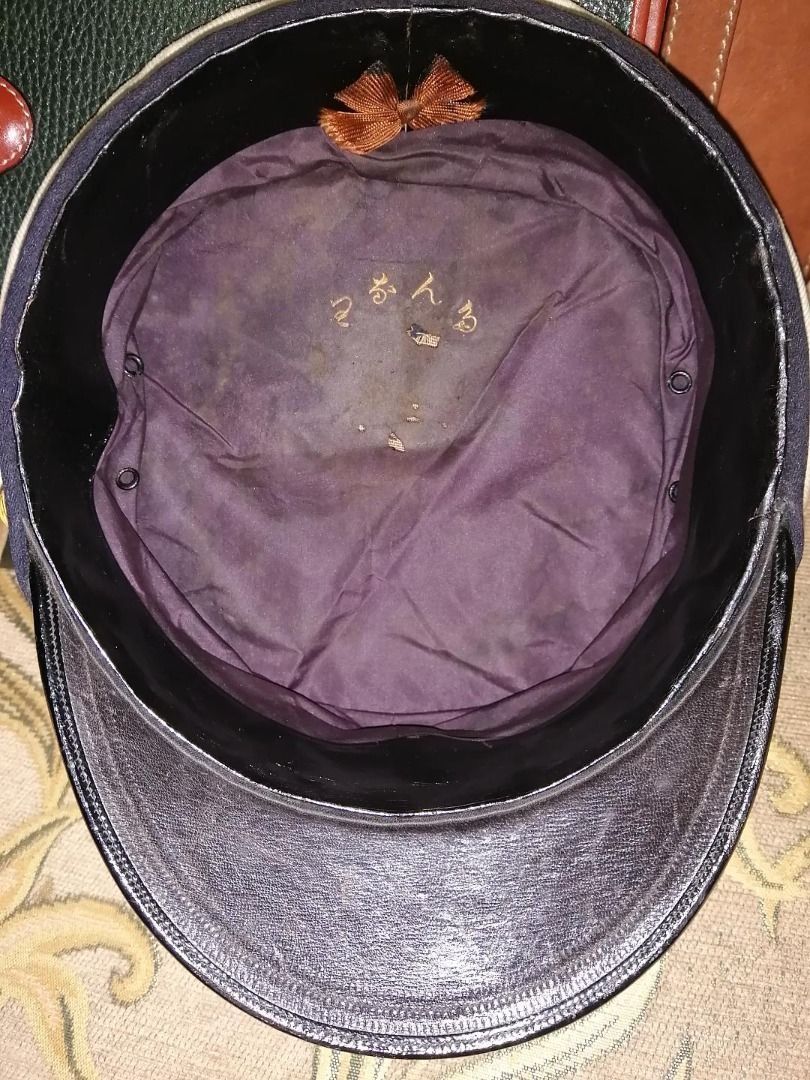 Original Imperial Japanese Navy Officer's visor cap from WW2 era ...