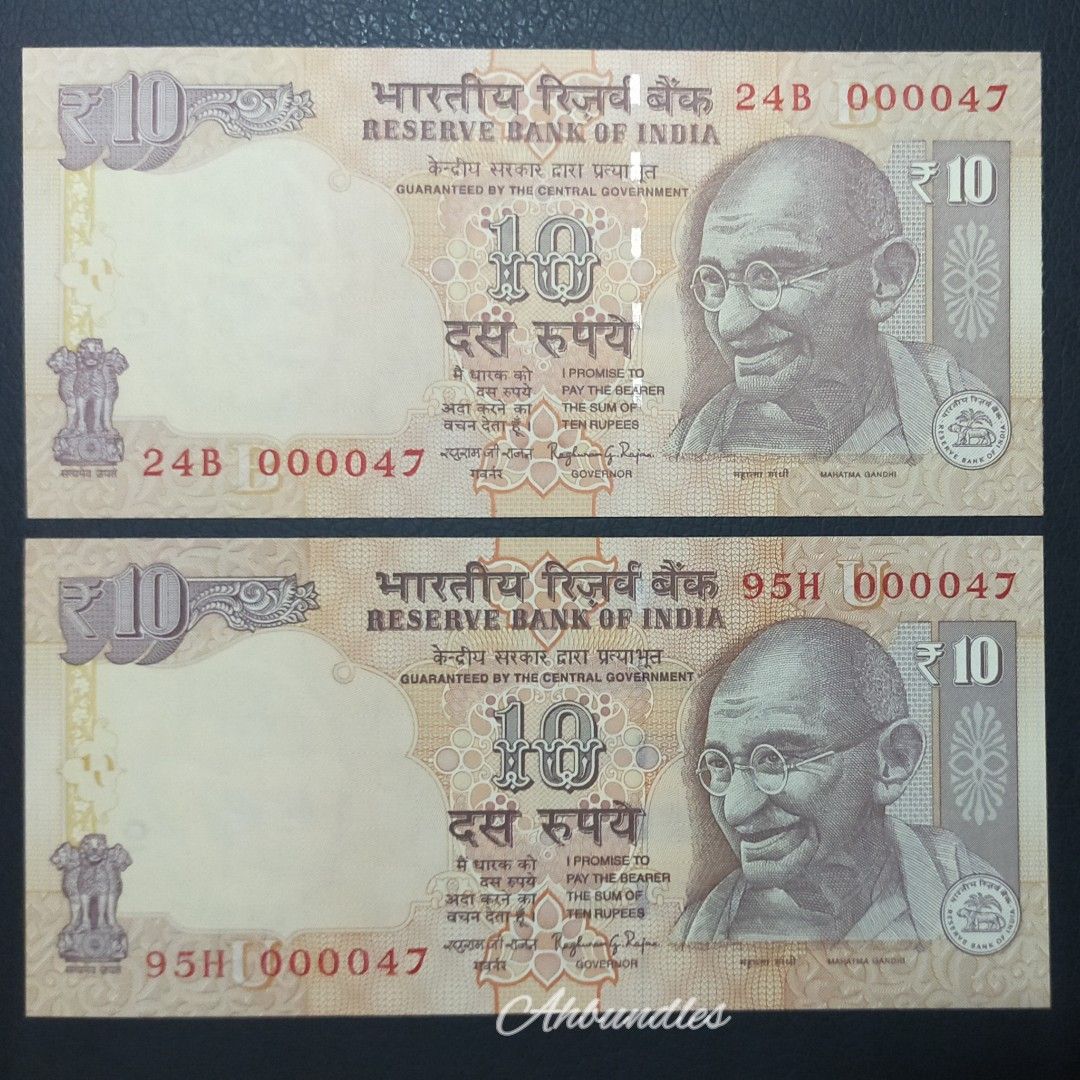 INDIA One Rupees low Number, Hobbies & Toys, Collectibles & Memorabilia ...