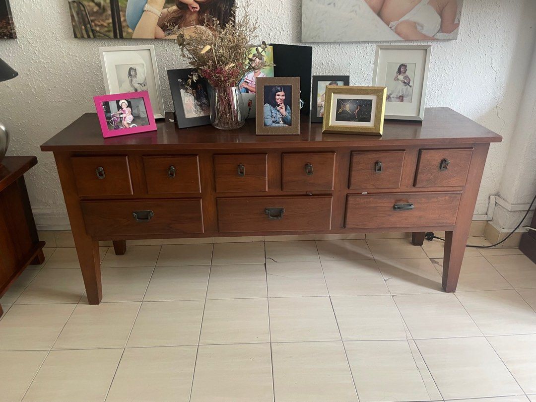 Indonesian teak sideboard, Furniture & Home Living, Furniture, Shelves ...