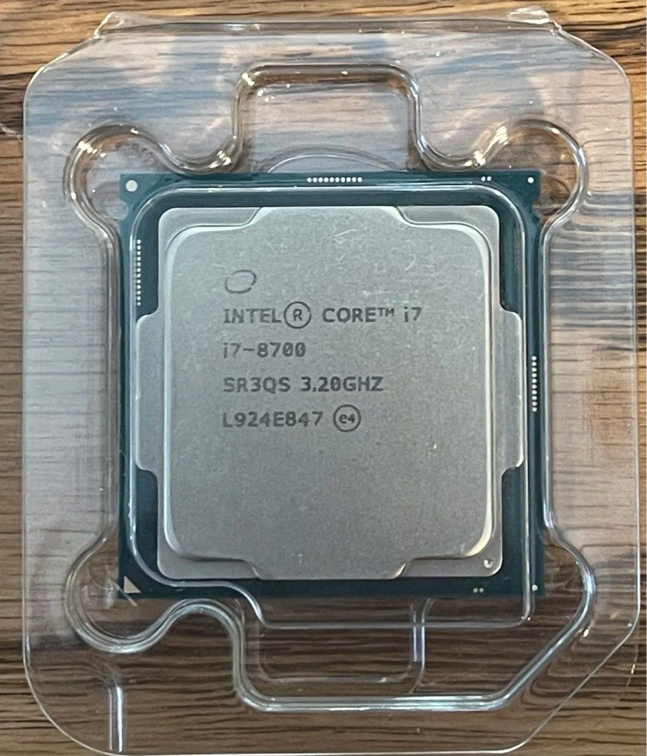 Intel i7-8700 CPU, Computers & Tech, Parts & Accessories, Computer ...