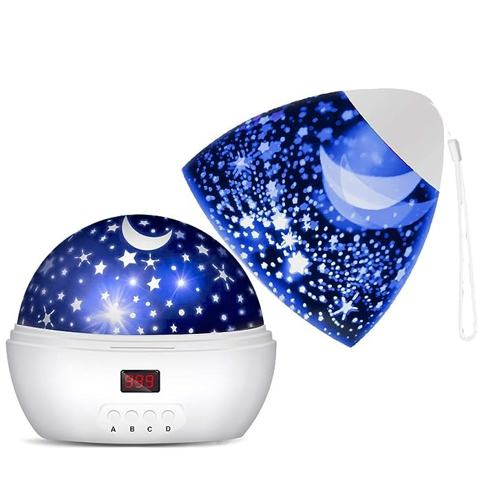 J014) STAR PROJECTOR LIGHT FOR BEDROOM WITH SUPER TIMER FOR 1 2 3 4 5 6 ...
