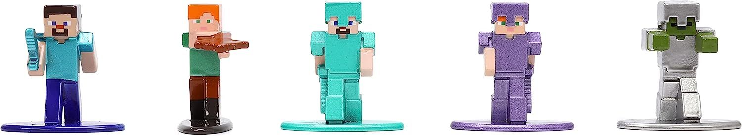 Jada Toys Minecraft 1.65" Die-cast Metal Collectible Figurine 20-Pack ...