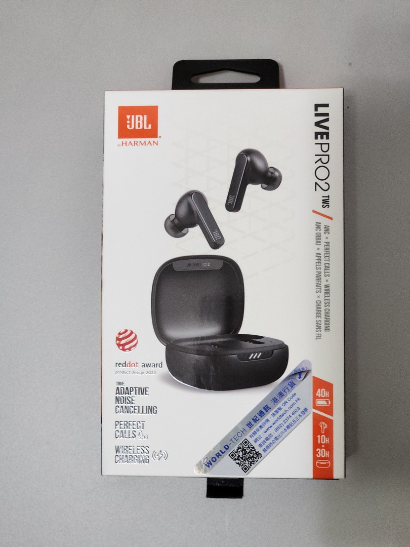 JBL Live Pro2 無線降噪耳機 (黑色）, 音響器材, 耳機 - Carousell
