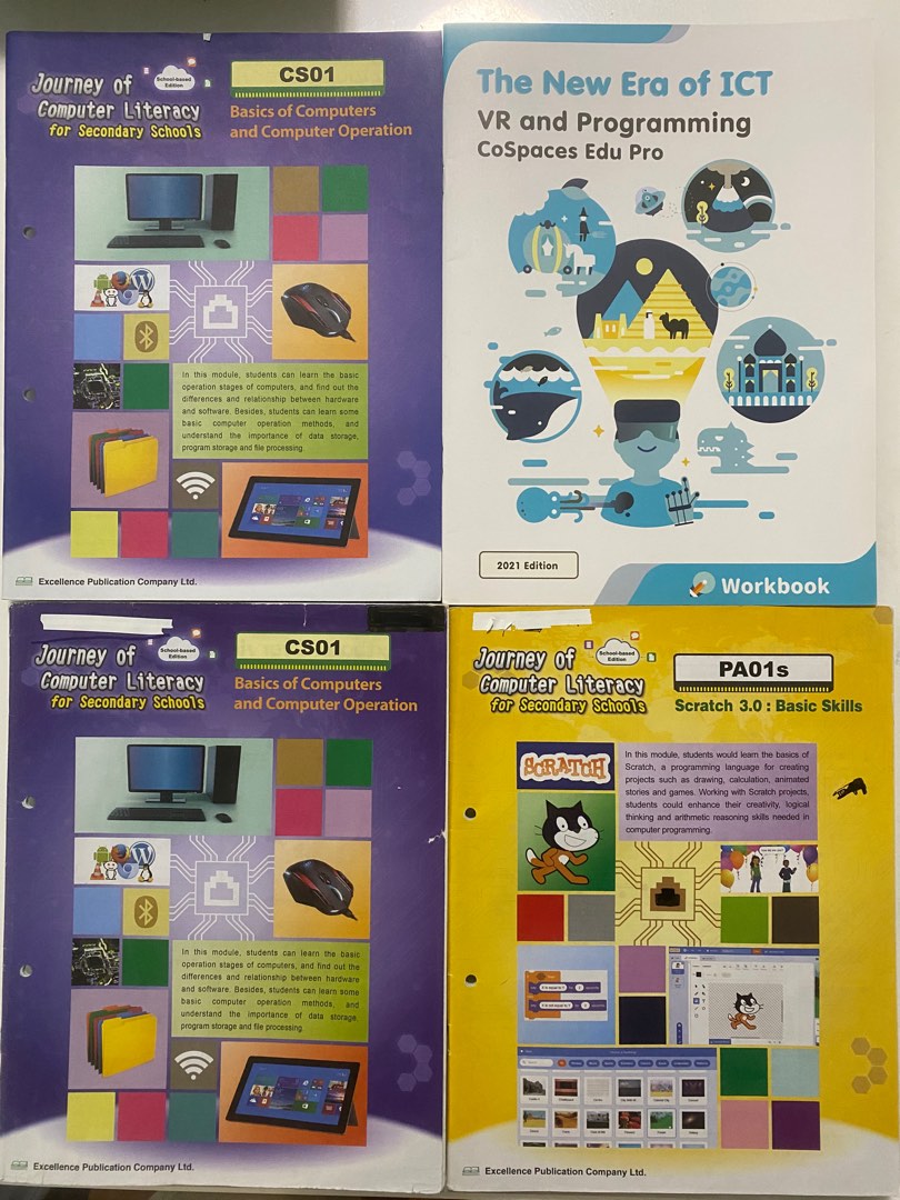 Journey of Computer Literacy for Secondary Schools CS01, PA01s, The New ...