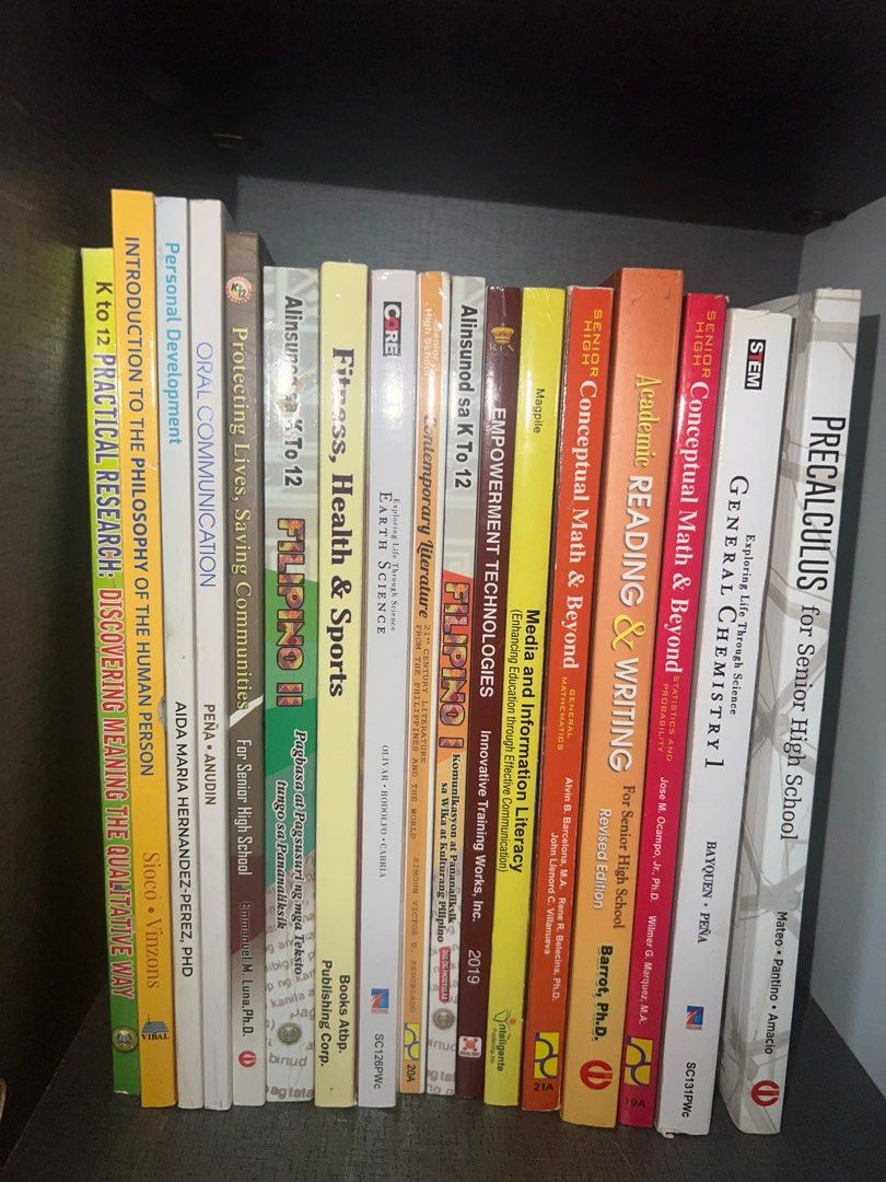 K-12 Senior High School Grade 11/12 Books Pt. 1 | Check Description ...