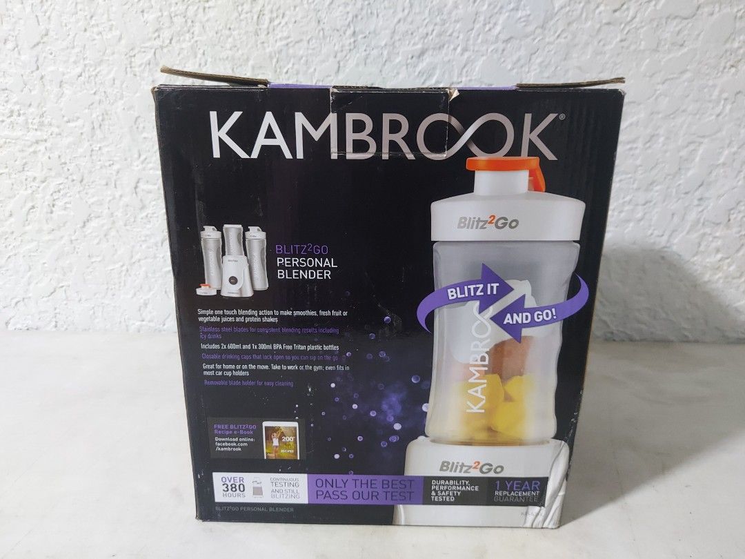 Kambrook Blitz 2 Go Personal Blender, TV & Home Appliances, Kitchen ...