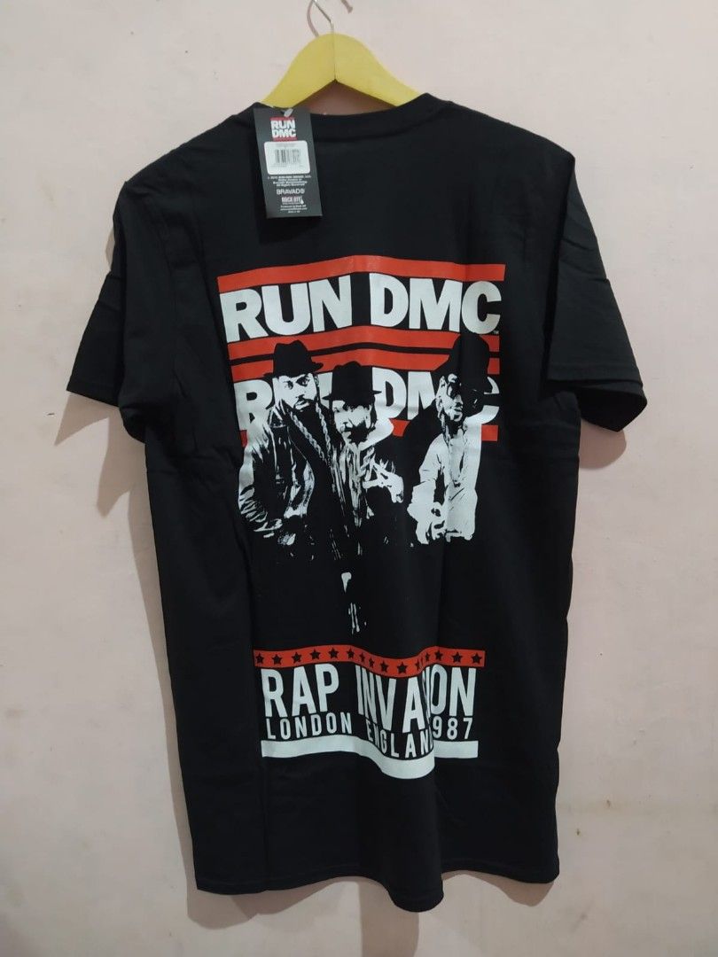 Kaos / t shirt / baju band : run dmc - rap invasion, Fesyen Pria ... Kaos / t shirt / baju band : run dmc - rap invasion, Fesyen Pria ...