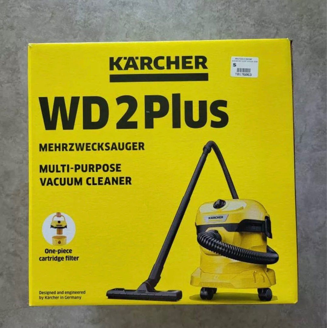 Karcher Vacum cleaner WD 2 Plus, TV & Home Appliances, Vacuum Cleaner ...